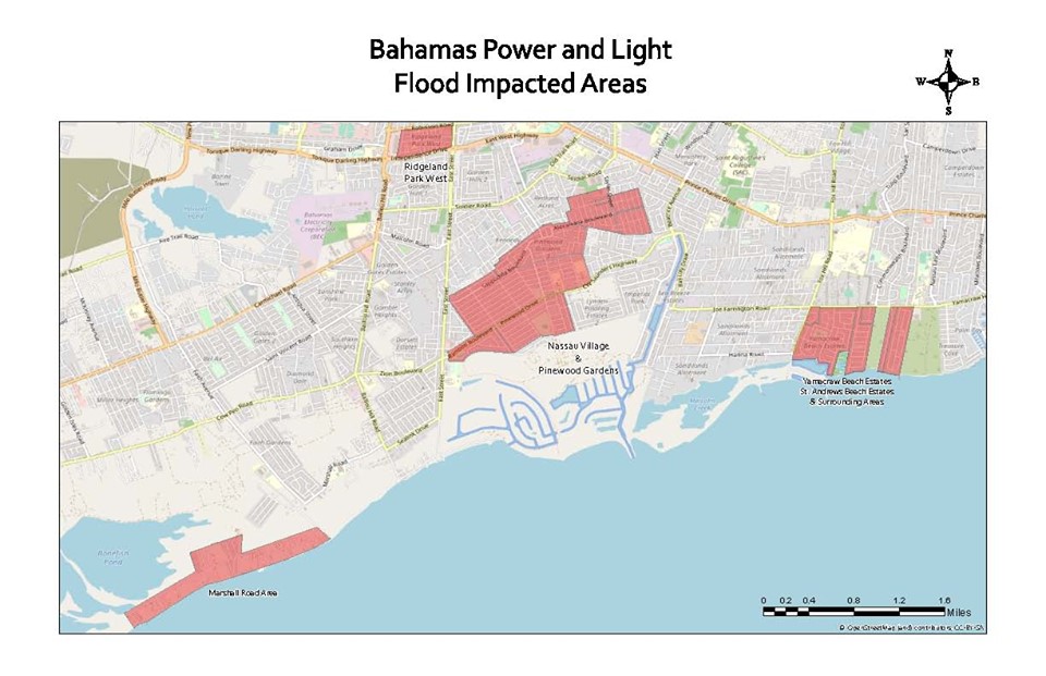 BPL New Providence Flood Impacting Areas Offline